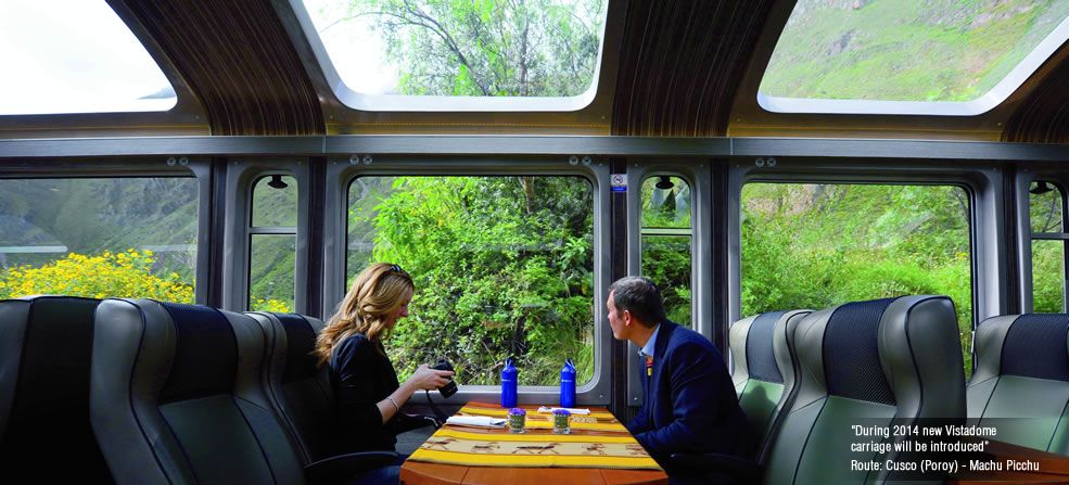 The Vistadome train to Machu Picchu ★ MACHUPICCHU.CENTER